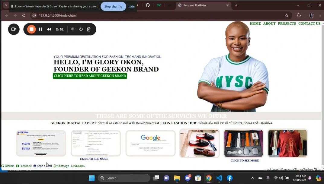 GLORY OKON'S PORTFOLIO